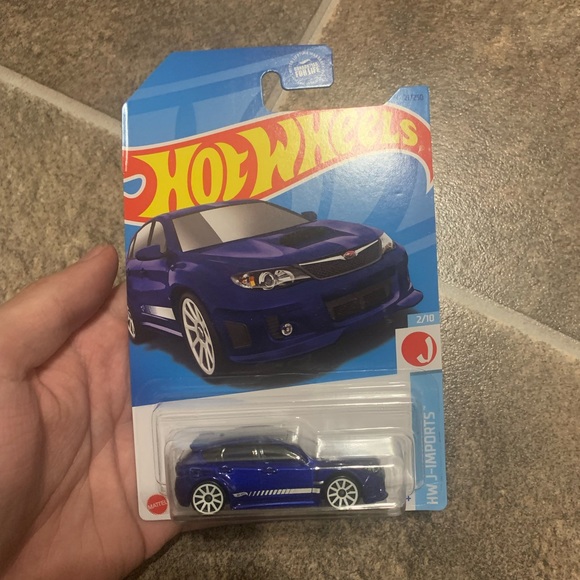 Mattel | Toys | Subaru Wrx Sti 2 Jimports Blue 21 2023 Hot Wheels Case ...